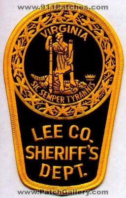 Virginia - Lee County Sheriff's Dept - PatchGallery.com Online Virtual Patch Collection By ...